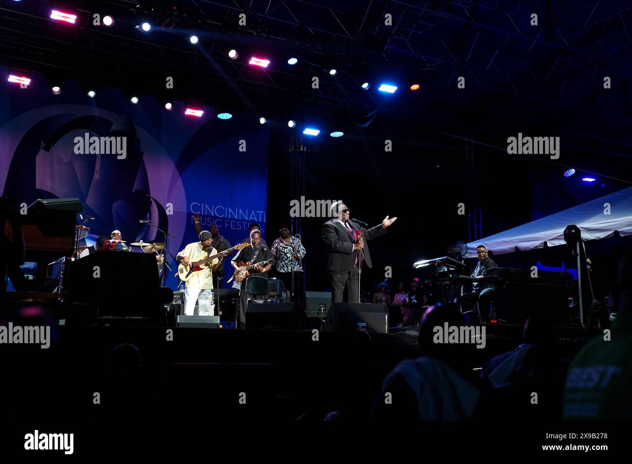 Iconic soul singer Al Green performing live Stock Photo - Alamy