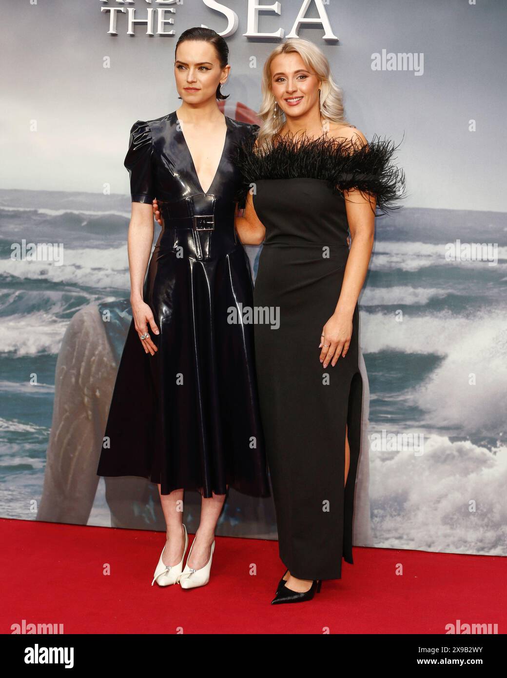 Daisy Ridley and Siobhan-Marie O'Connor attend the UK Gala Screening of ...