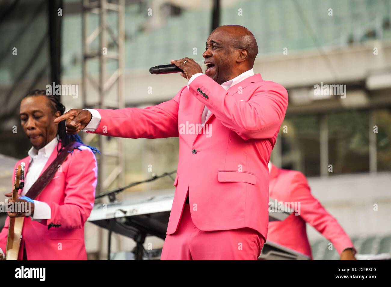 Legendary Funk Band Midnight Star Performing Live Stock Photo - Alamy