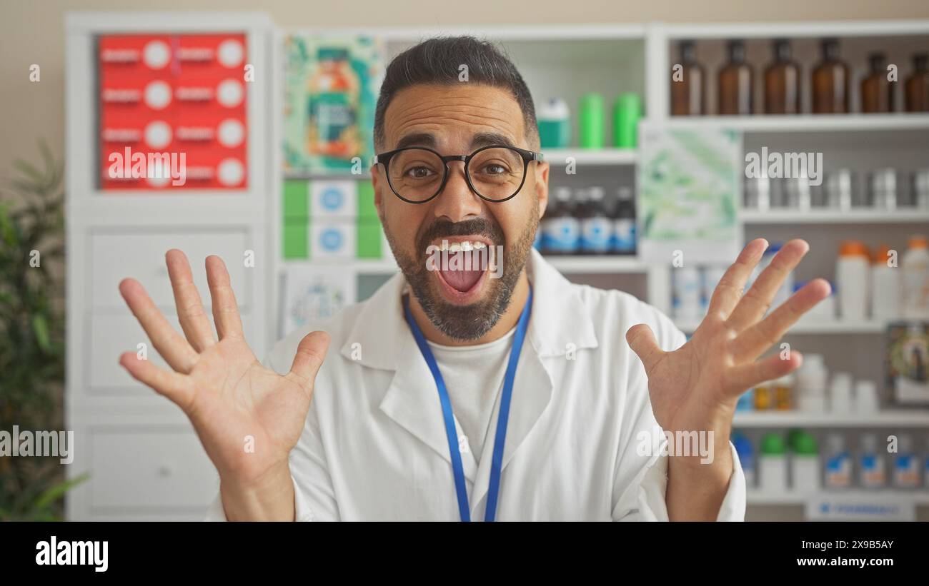 Excited young man joyfully hi-res stock photography and images - Alamy