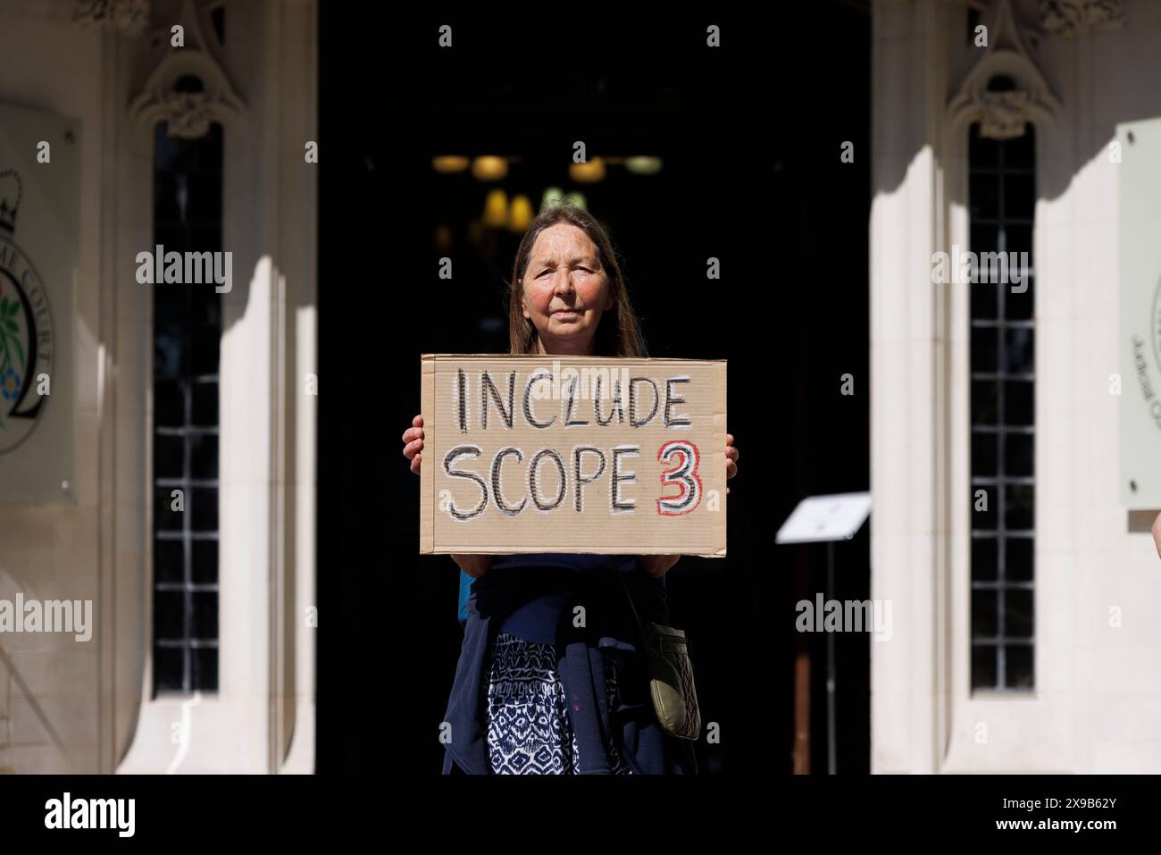 21st June 2023. The Supreme Court, London, UK. Campaigner Cathy Allen ...