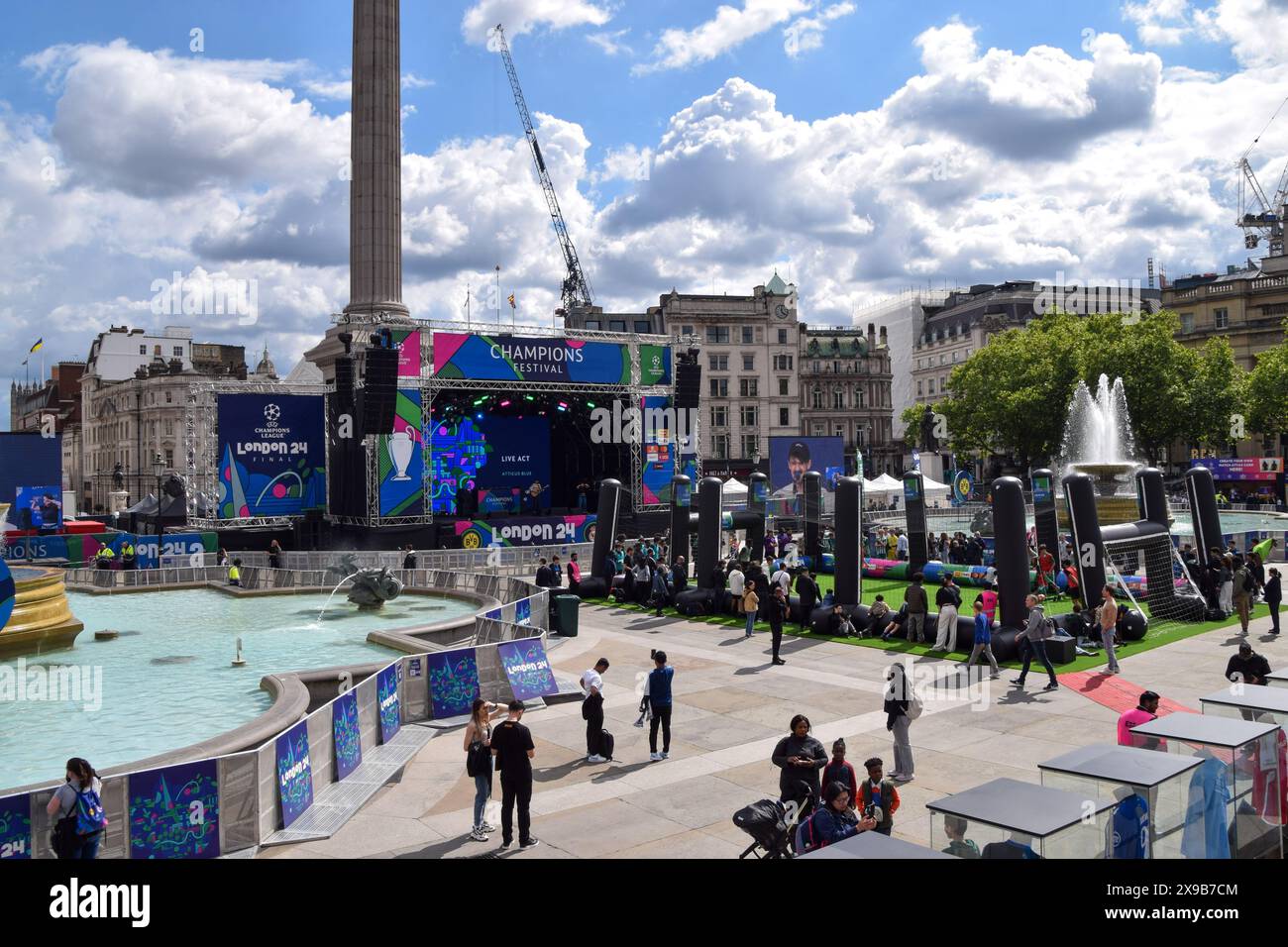 London, England, UK. 30th May, 2024. The Champions League Festival ...