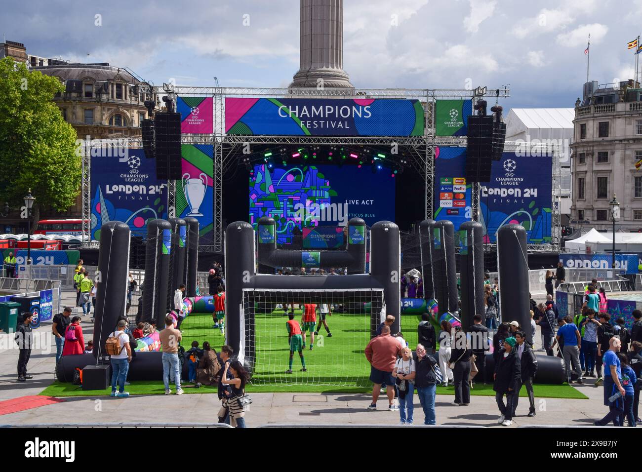 London, UK. 30th May 2024. The Champions League Festival takes over ...