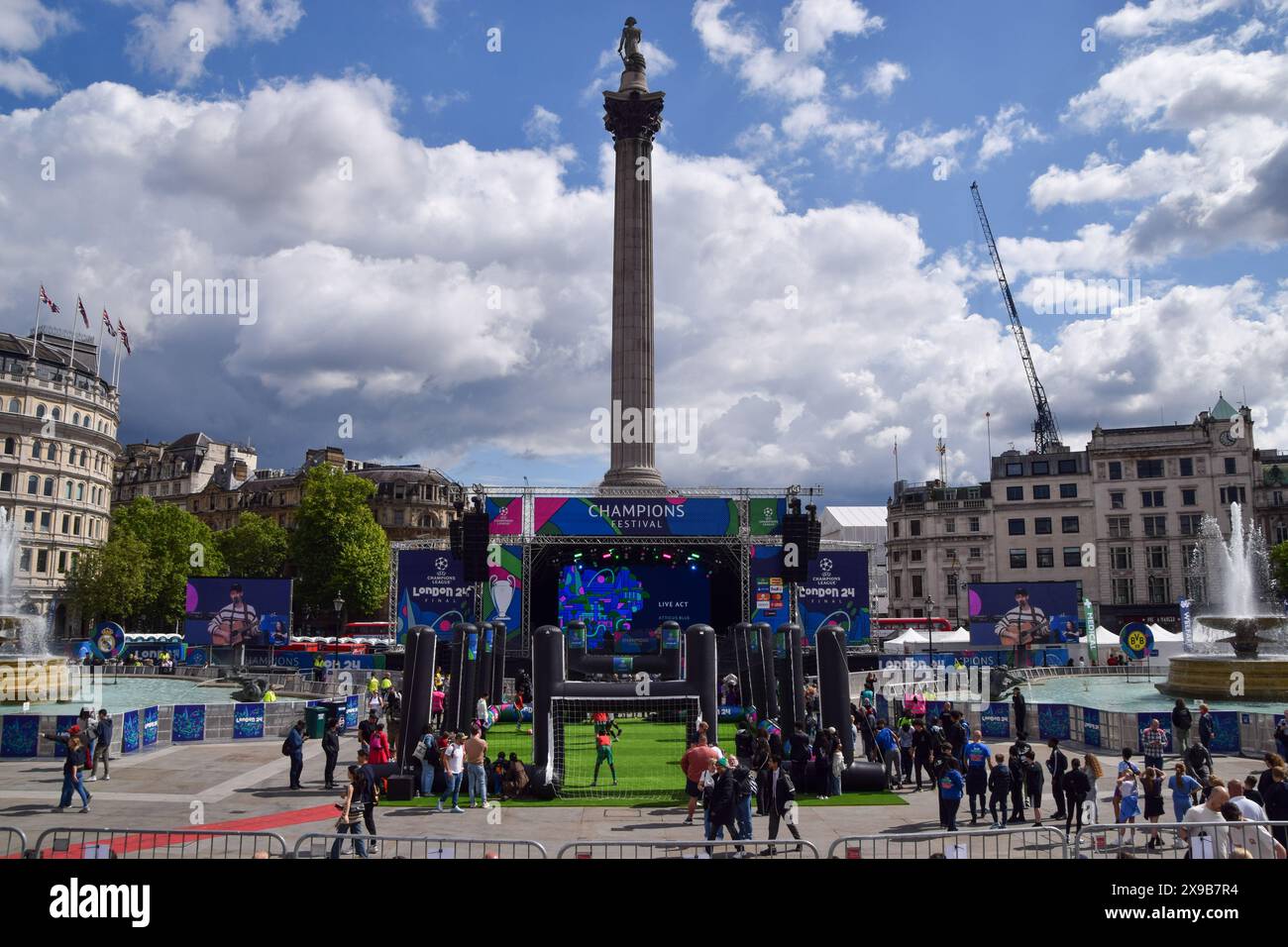 London, UK. 30th May 2024. The Champions League Festival takes over ...