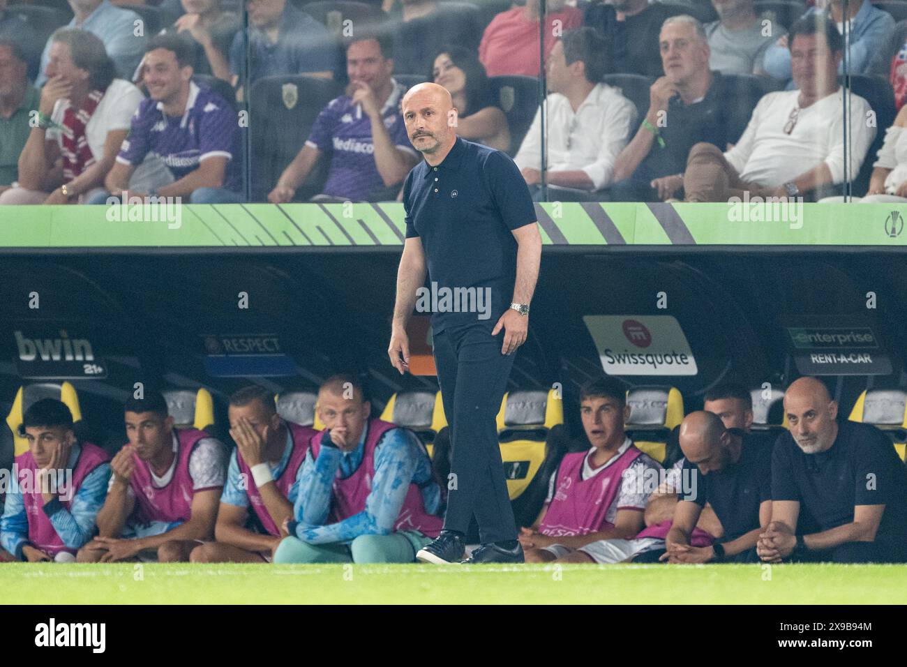 Athens, Greece. 29th May, 2024. Head coach Vincenzo Italiano of ...