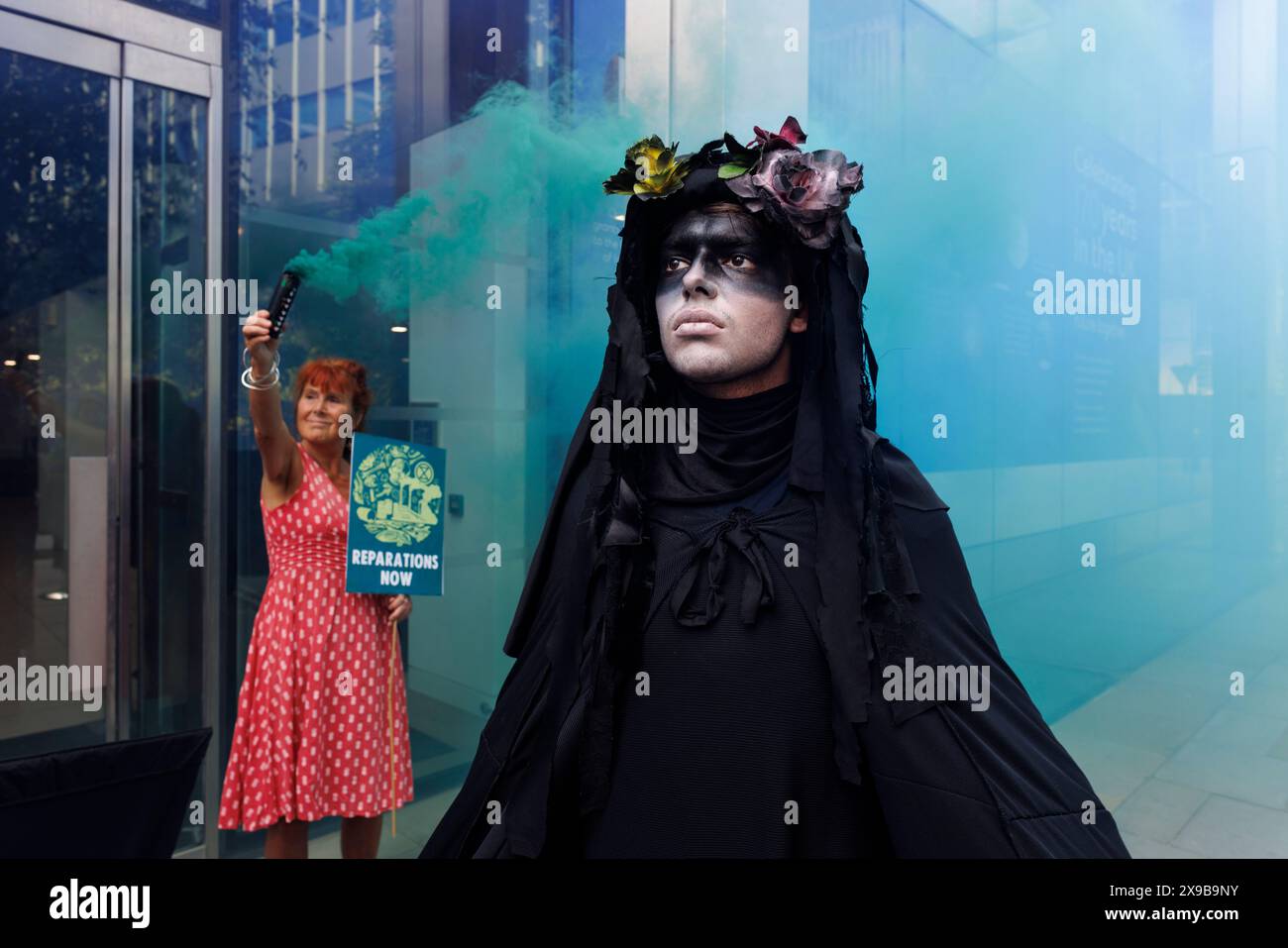 12th June 2023, City of London, UK. Extinction Rebellion protest fossil ...