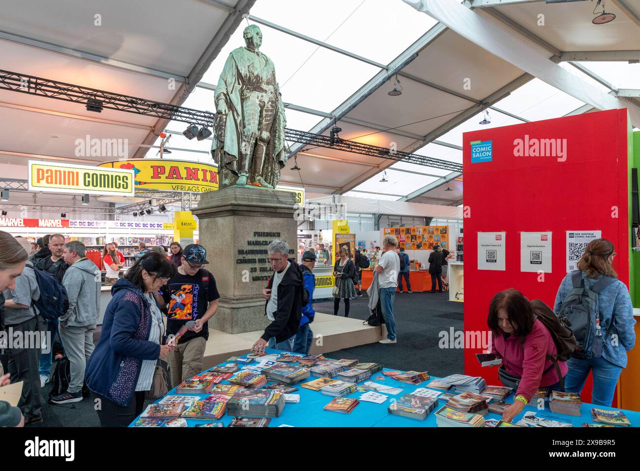 Reportage 30.05.2024 Eröffnungstag des 21. Internationalen Comic-Salon ...