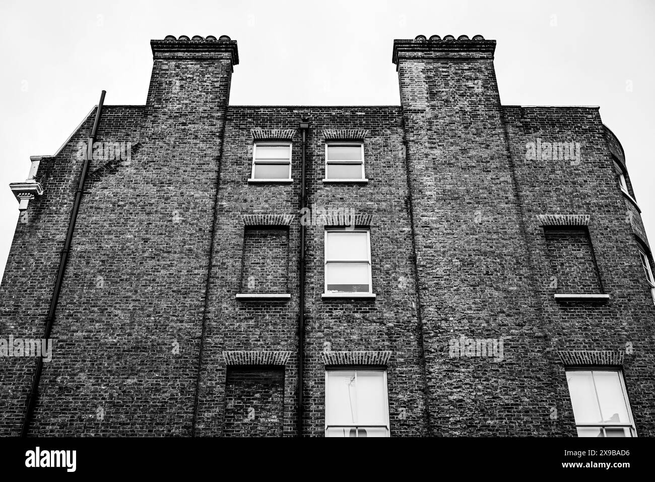 Bricked window Black and White Stock Photos & Images - Alamy