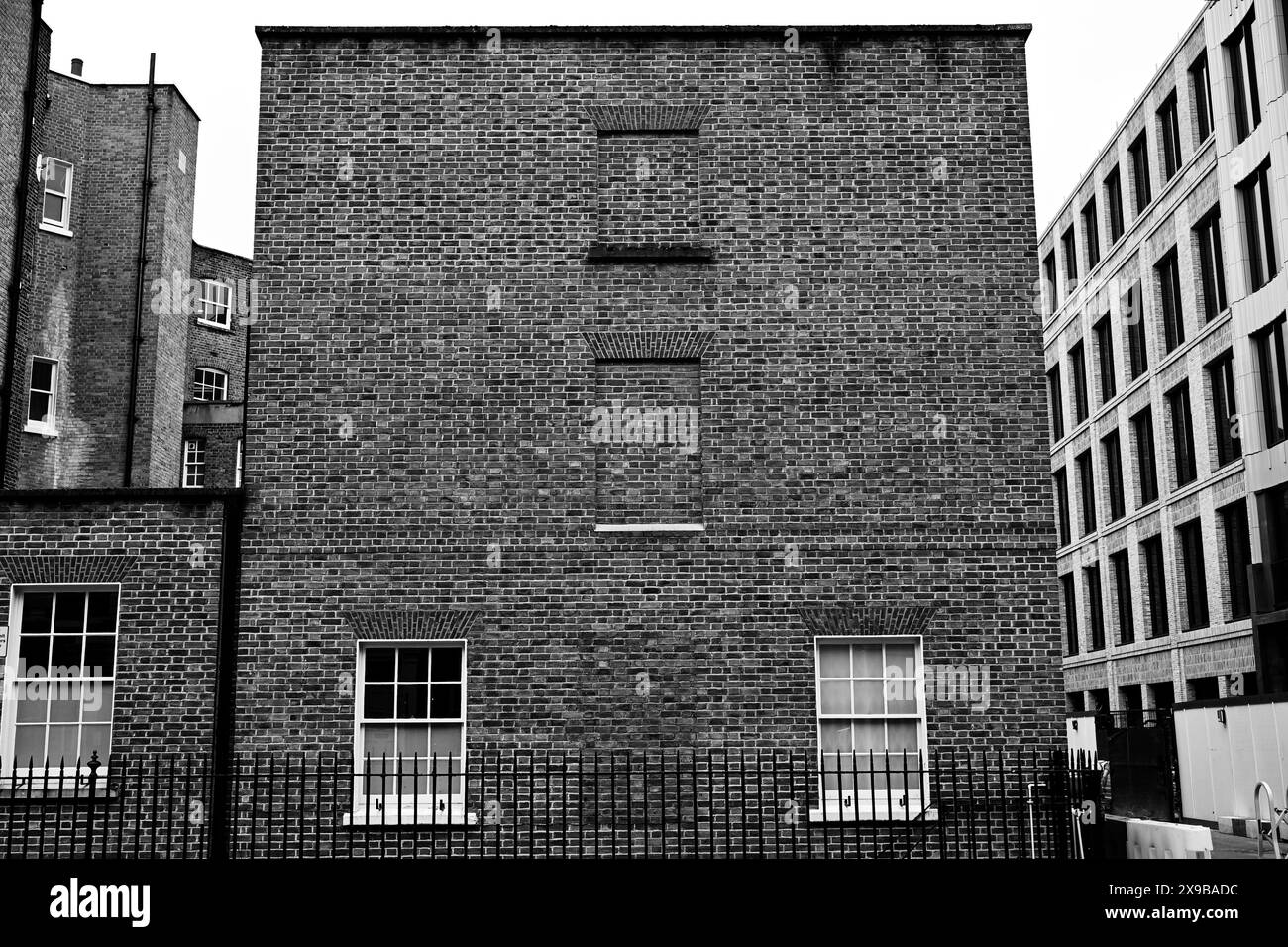 Bricked window Black and White Stock Photos & Images - Alamy