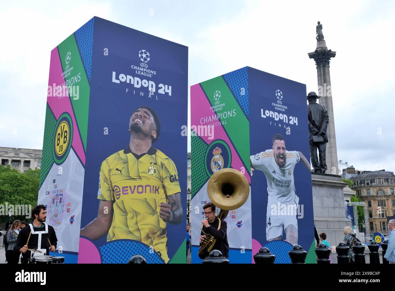 London, UK, 30th May, 2024. The UEFA Champions Festival opens at ...