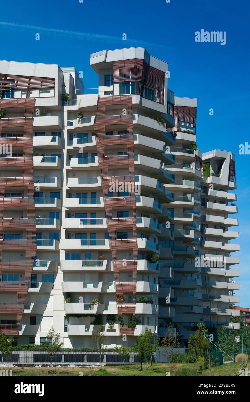 Italy, Milan, City Life, Libeskind Residences by Daniel Libeskind ...