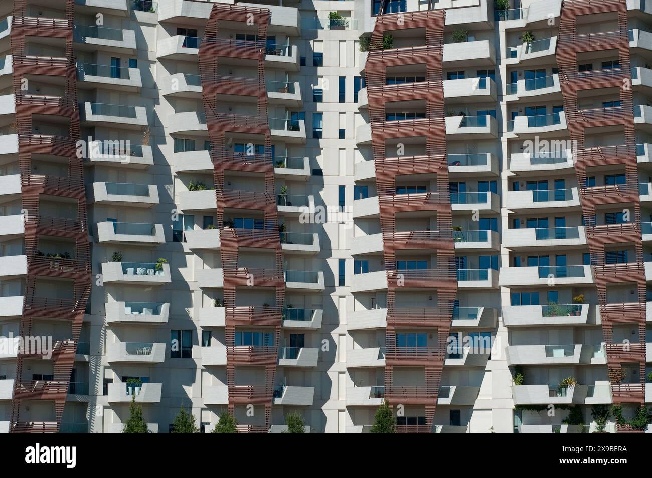 Italy, Milan, City Life, Libeskind Residences by Daniel Libeskind ...