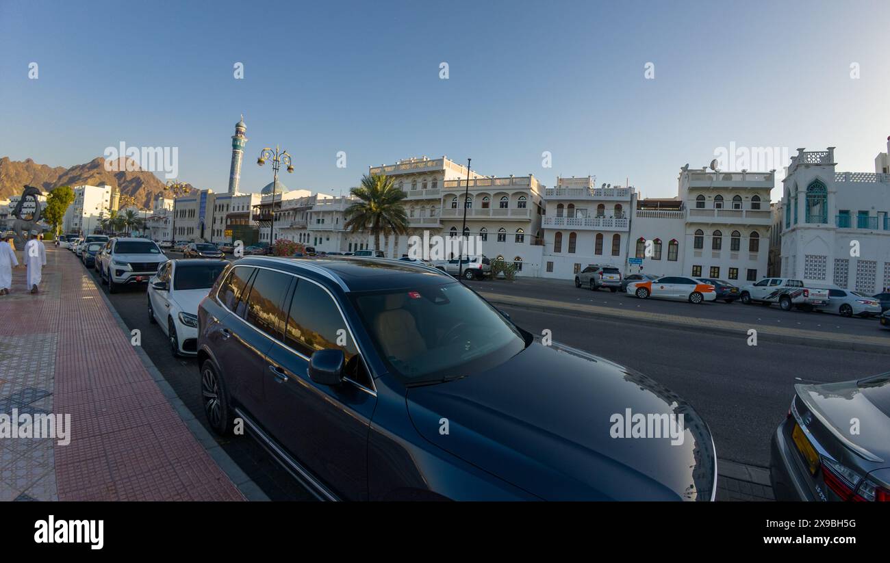 Photography of Muscat Old town in Oman during spring sunny evening ...
