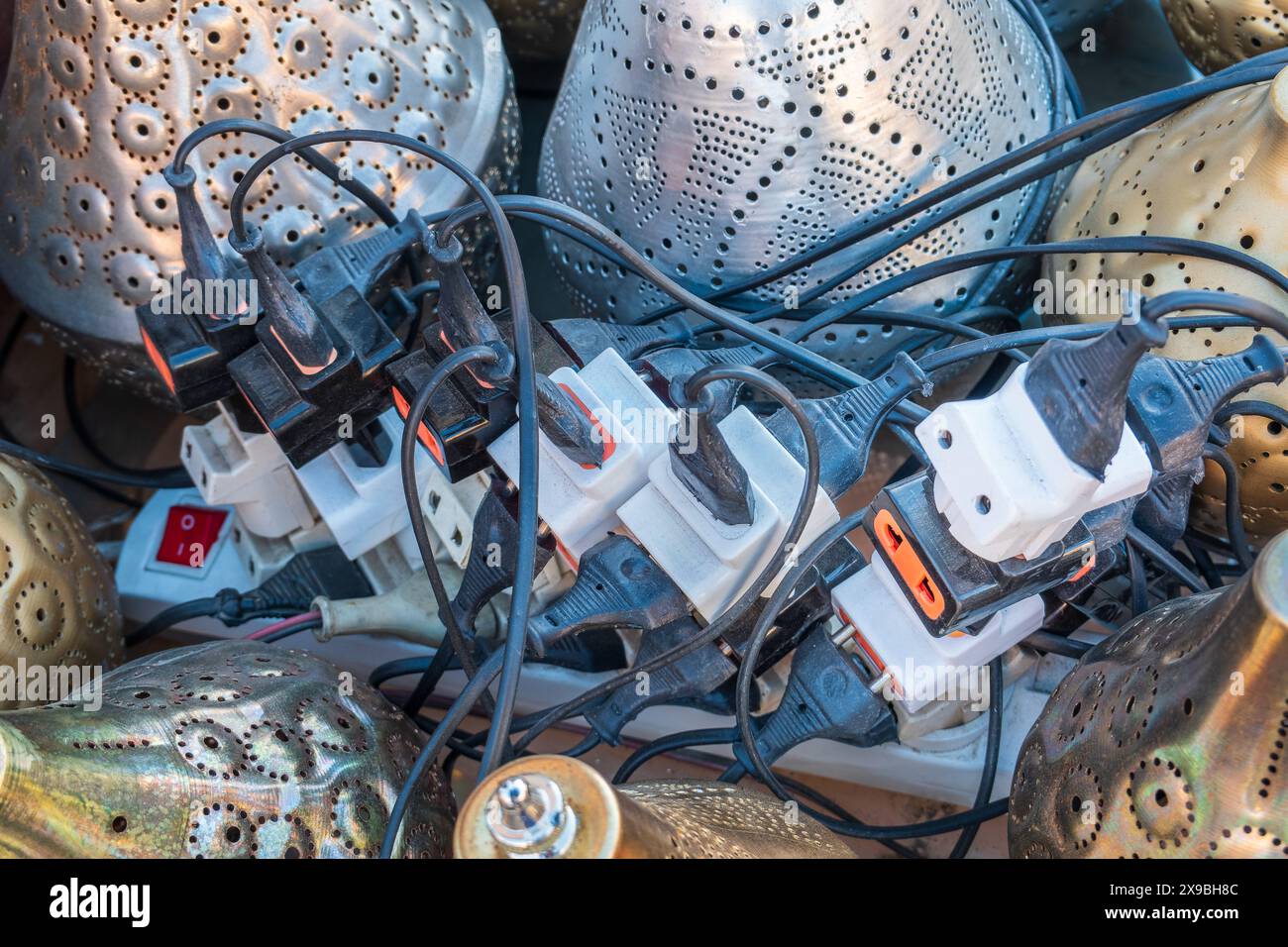 Ac adapter power strip hi-res stock photography and images - Alamy
