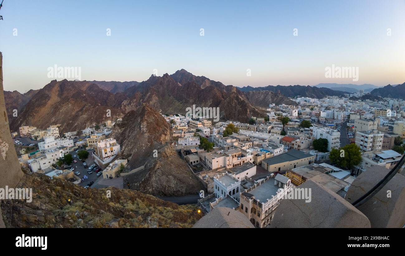 Photography of Muscat Old town in Oman during spring sunny evening ...