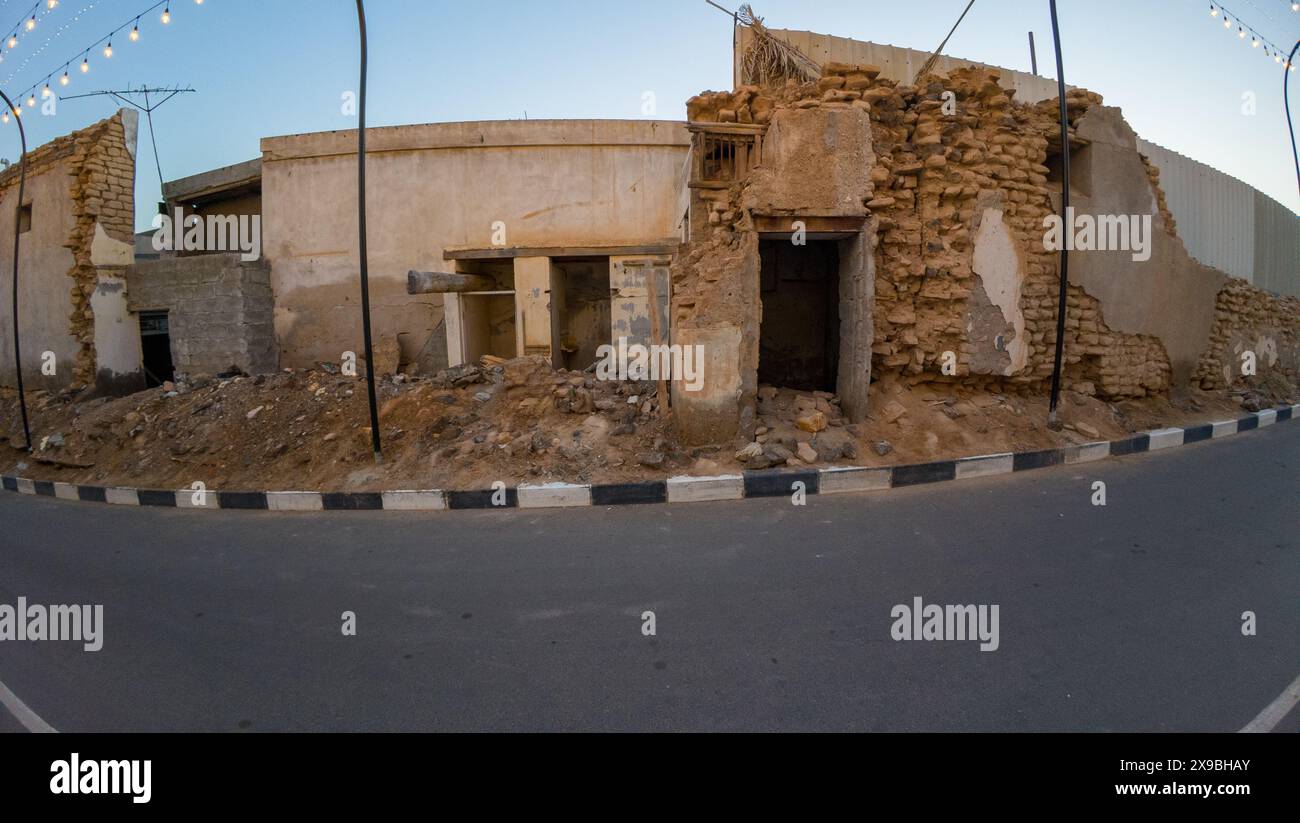 Photography of abandoned building in alleyway in Oman, Muscat during ...