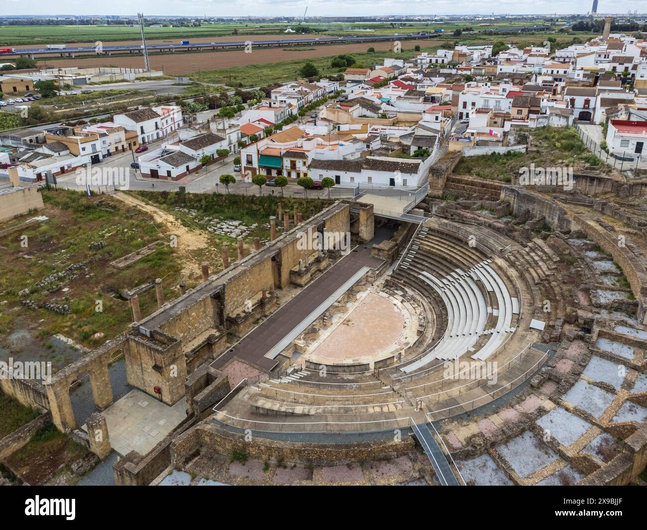 Roman theater of Italica, Cerro de San Antonio, Santiponce, Seville ...