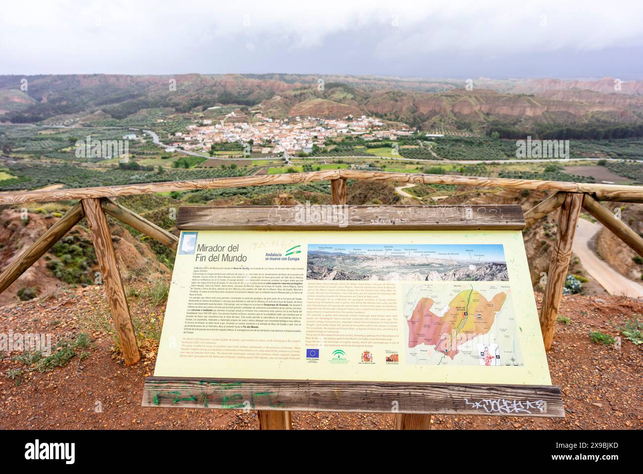 Viewpoint of the End of the World, "Mirador del Fin del Mundo", Beas de ...