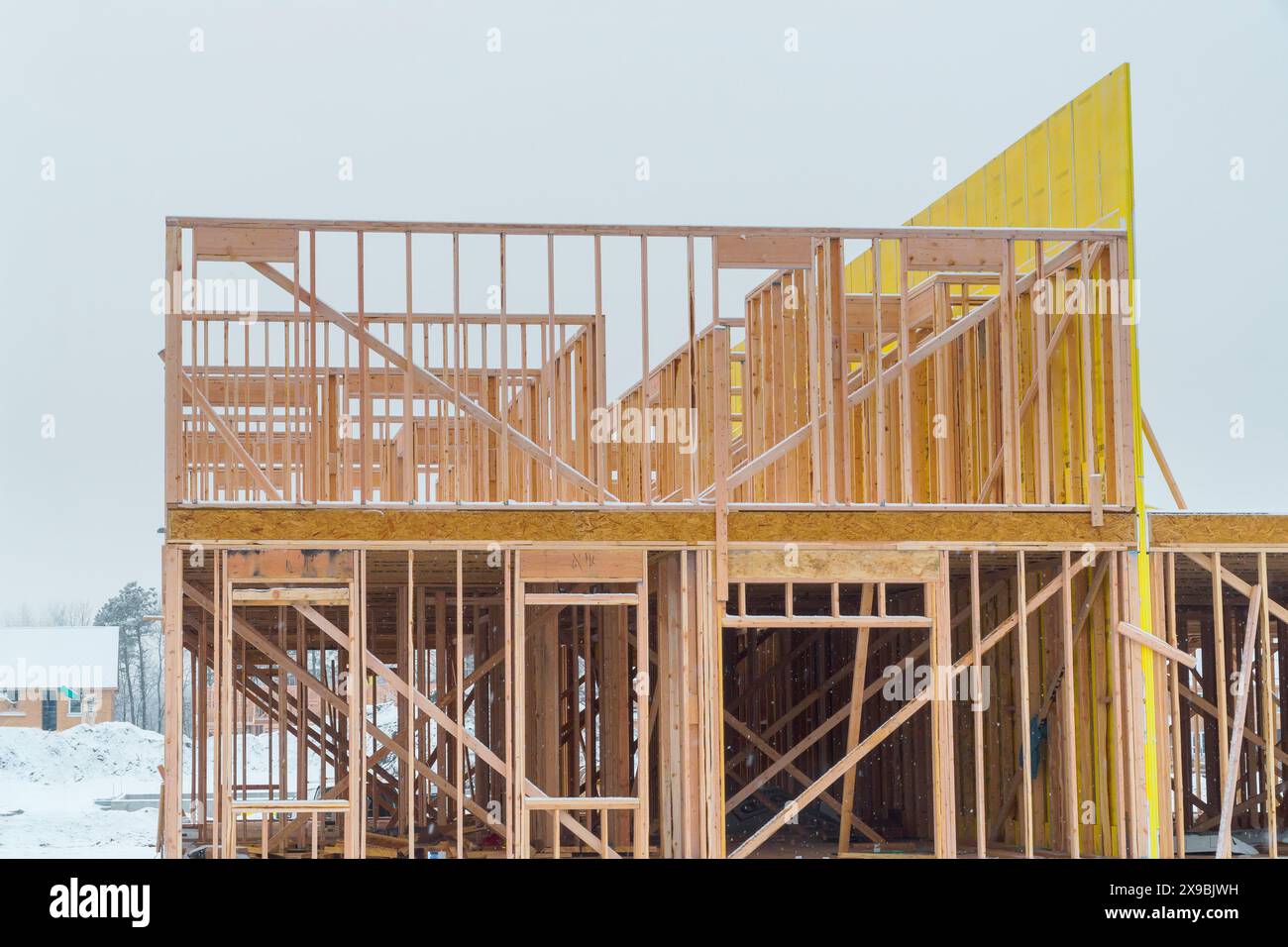 Wooden framework attached hi-res stock photography and images - Alamy