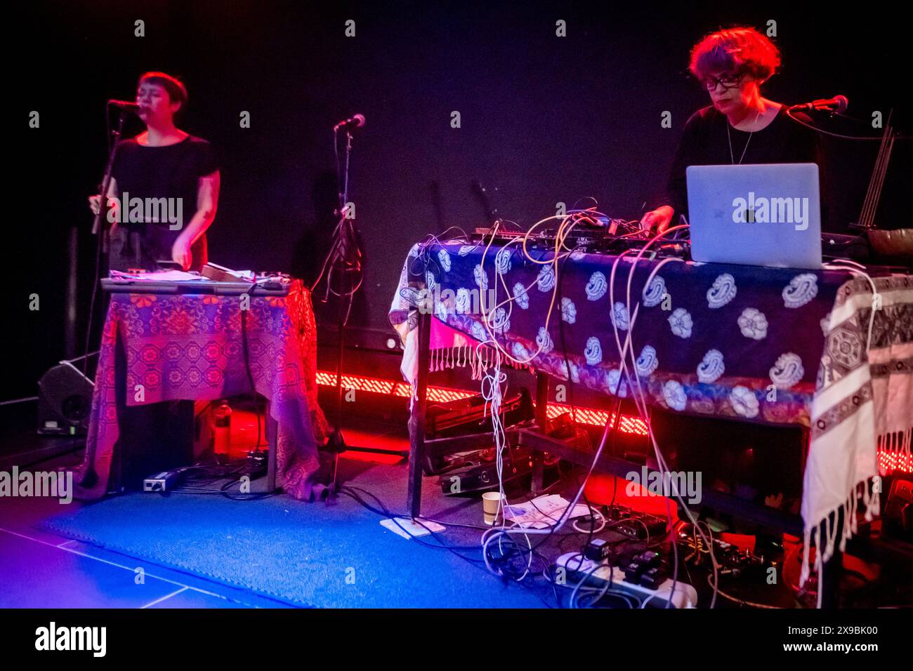 Edinburgh, Scotland. Wed 29 May 2024. Folk band Burd Ellen onstage at ...