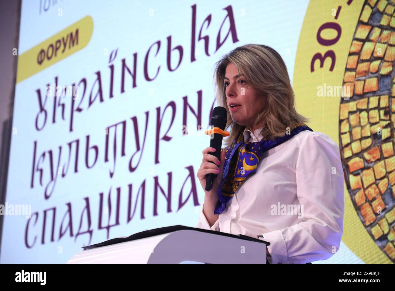 KYIV, UKRAINE - MAY 30, 2024 - Deputy Mission Director of the USAID Mission to Ukraine Theodora ...