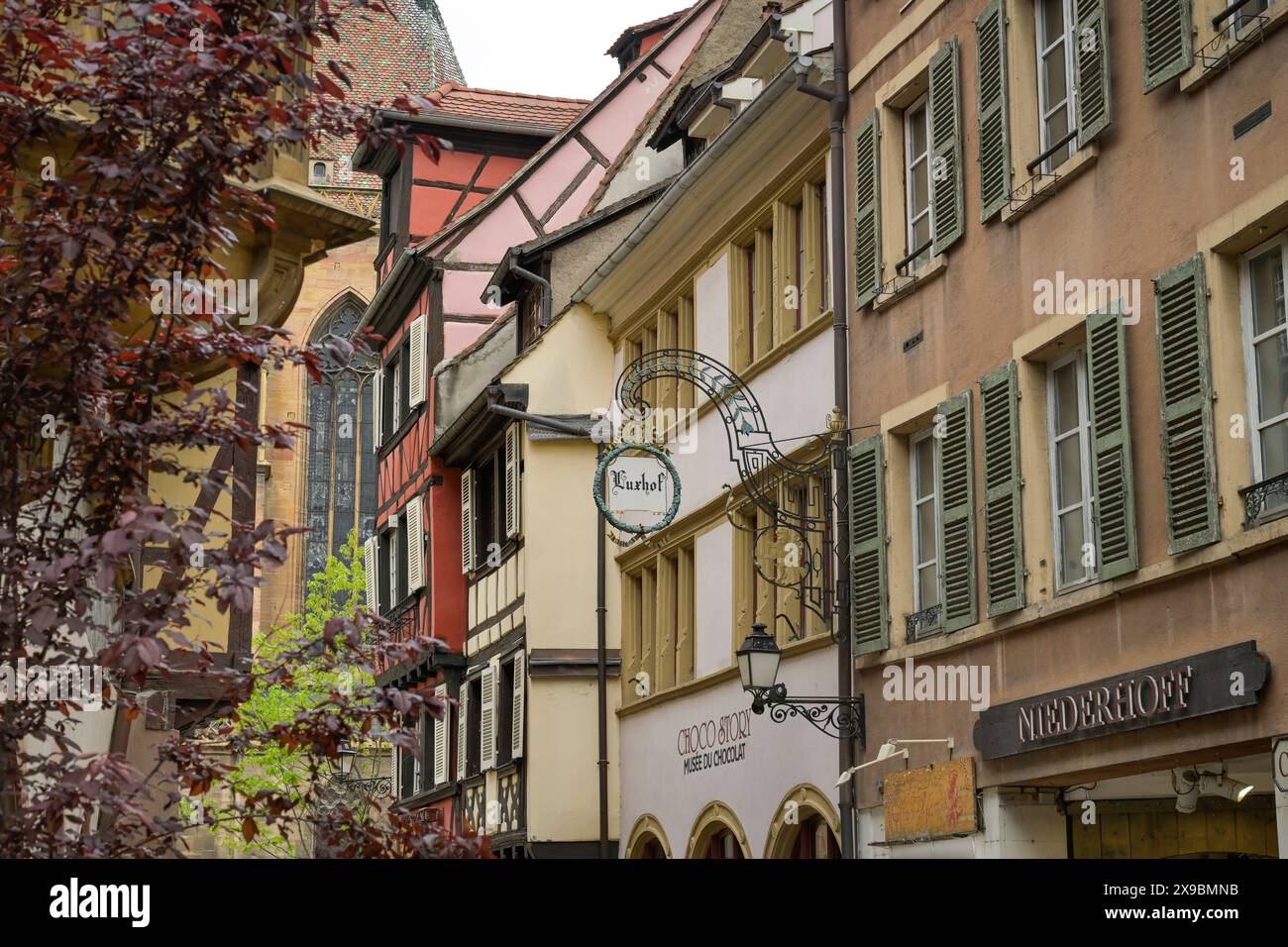 Altbauten, Rue Mercière, Altstadt, Colmar, Elsass, Frankreich Stock ...