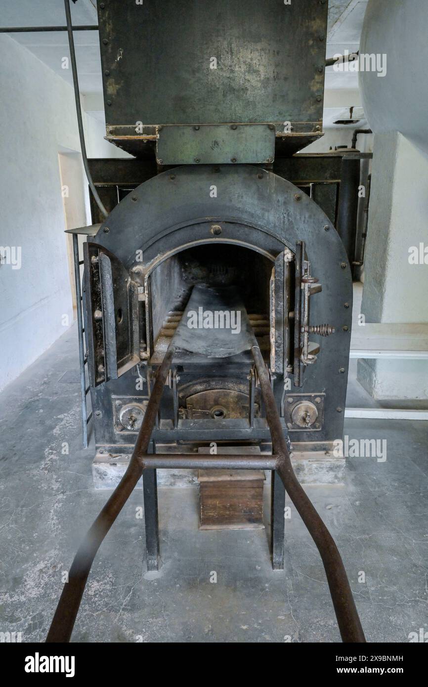 Ofen, Krematoriumsbaracke, KZ Struthof, Natzweiler, Elsass, Frankreich ...