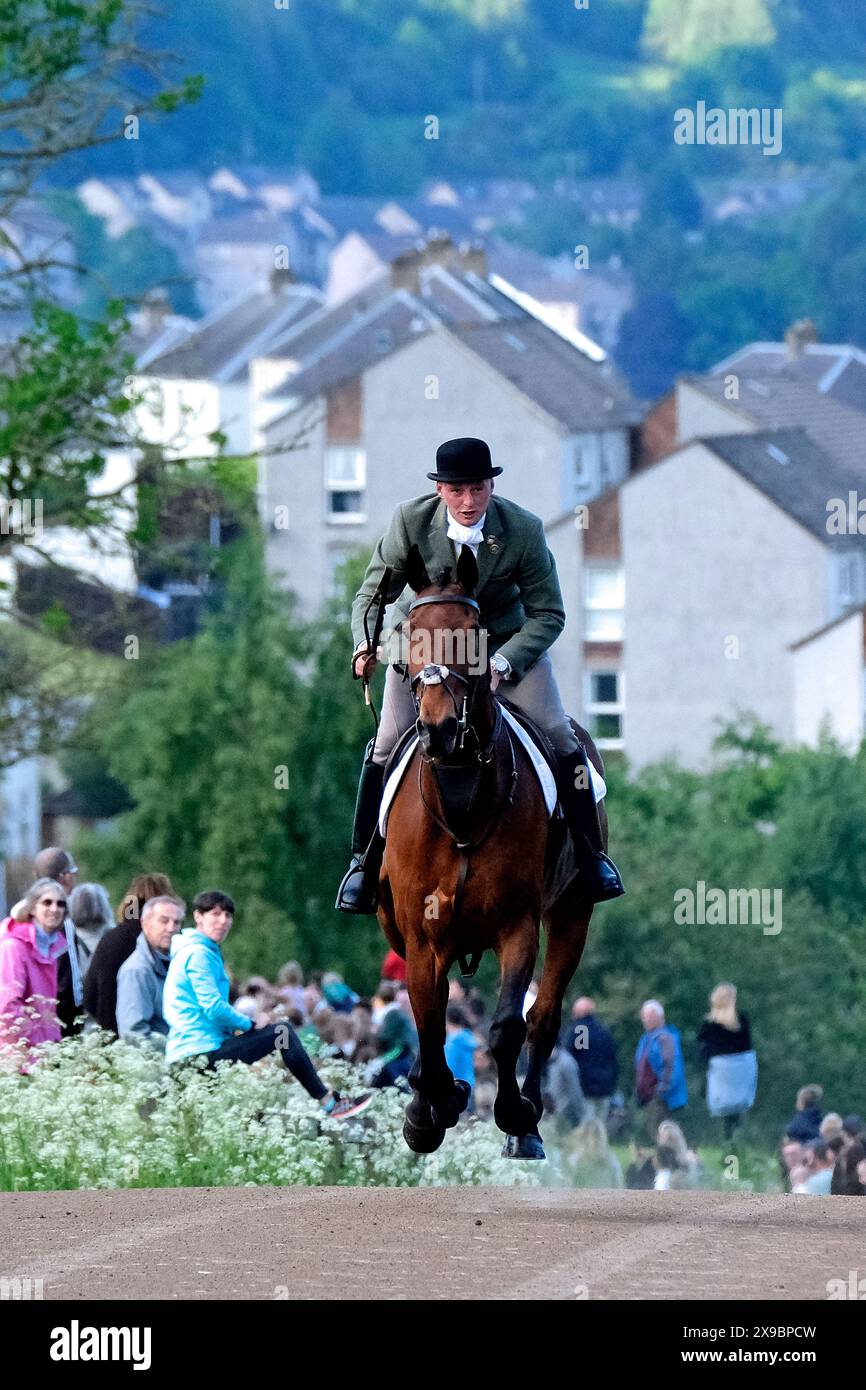 Hawick Common Riding 2024, Hawick Cornet 2024, Ryan Nichol, on the ...