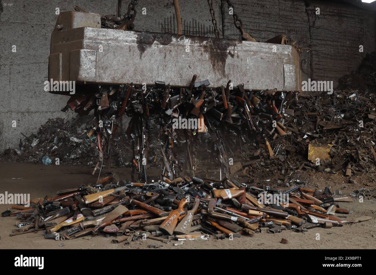 GYE DESTRUCTION OF WEAPONS Guayaquil, Thursday, May 30, 2024 At the ...