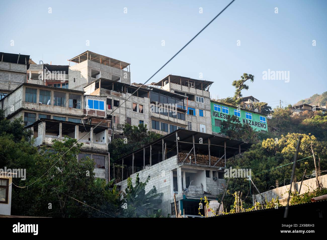 overdevelopment with no urban planning, San Pedro La Laguna, Lake ...