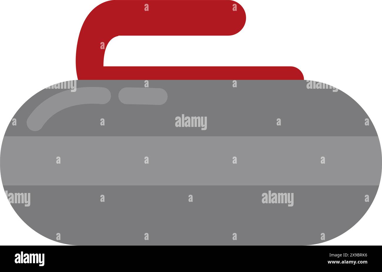 Isolated curling stone icon Vector Stock Vector Image & Art - Alamy
