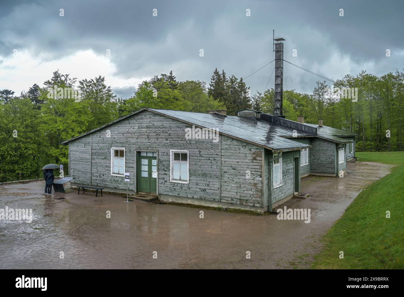 Krematoriumsbaracke, KZ Struthof, Natzweiler, Elsass, Frankreich ...