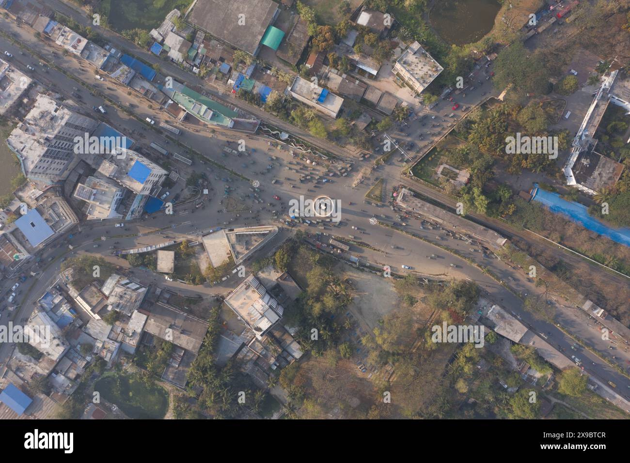 Aerial view of Rajshahi rail gate in Bangladesh Stock Photo - Alamy