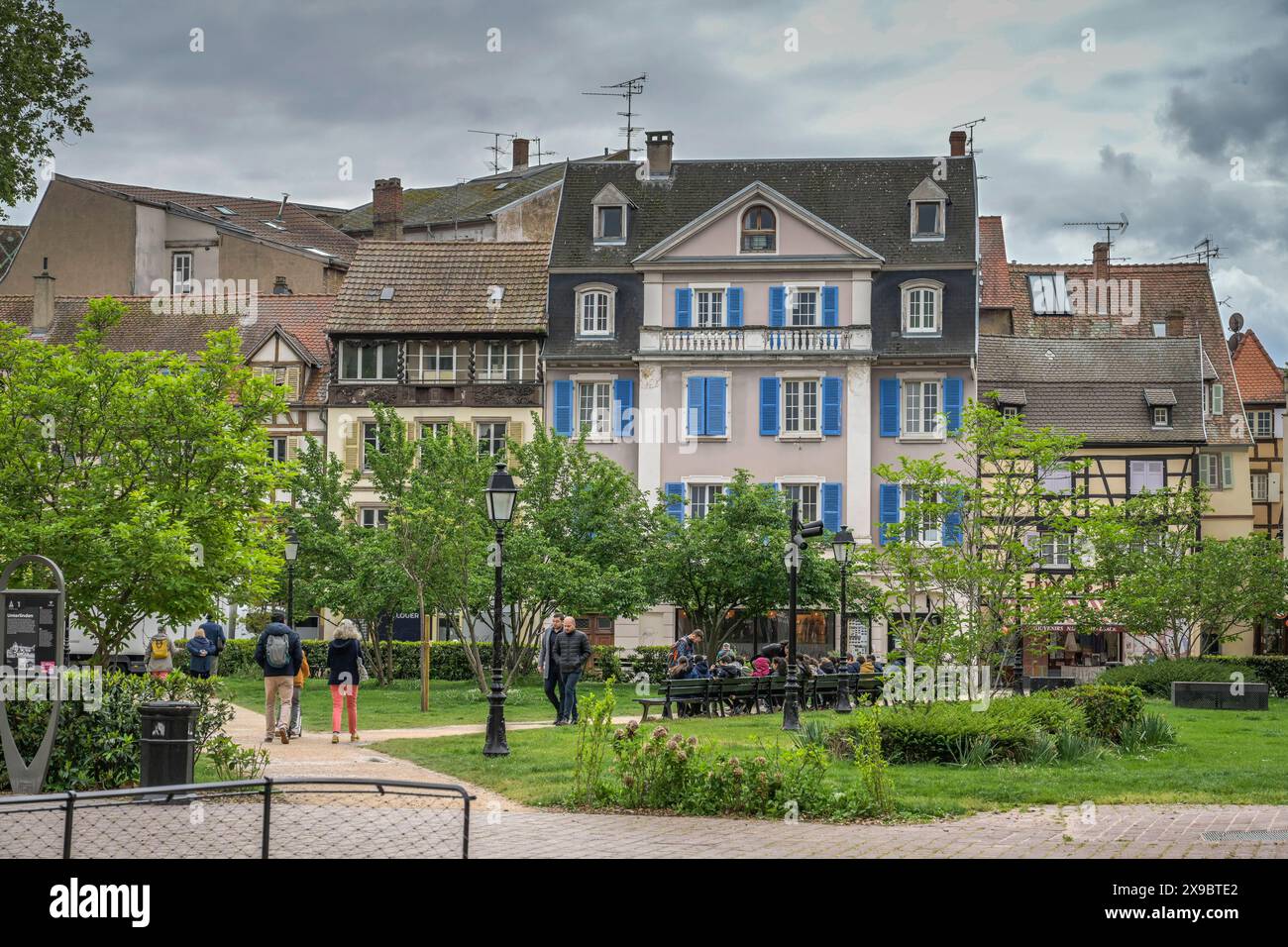 Altbauten, Rue KlÃ ber, Altstadt, Colmar, Elsass, Frankreich *** Old ...