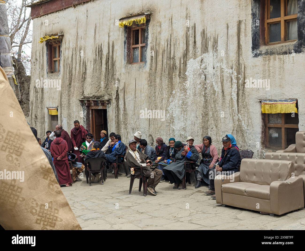 Ghar Gomba Monastery, Mustang, Visit of His Holiness the 43rd Sakya ...