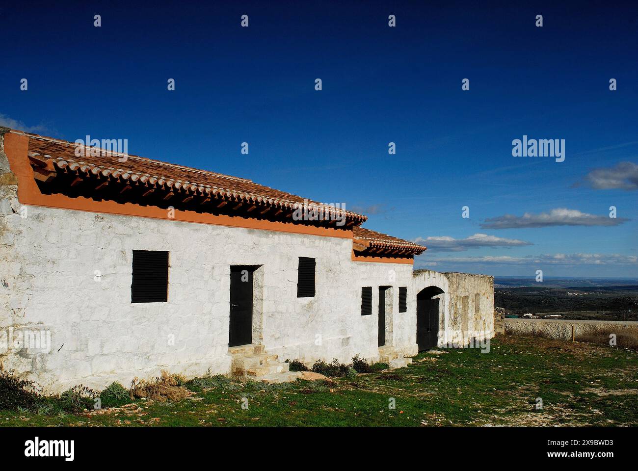 Prison close to Bustarviejo, Madrid, Spain Stock Photo - Alamy