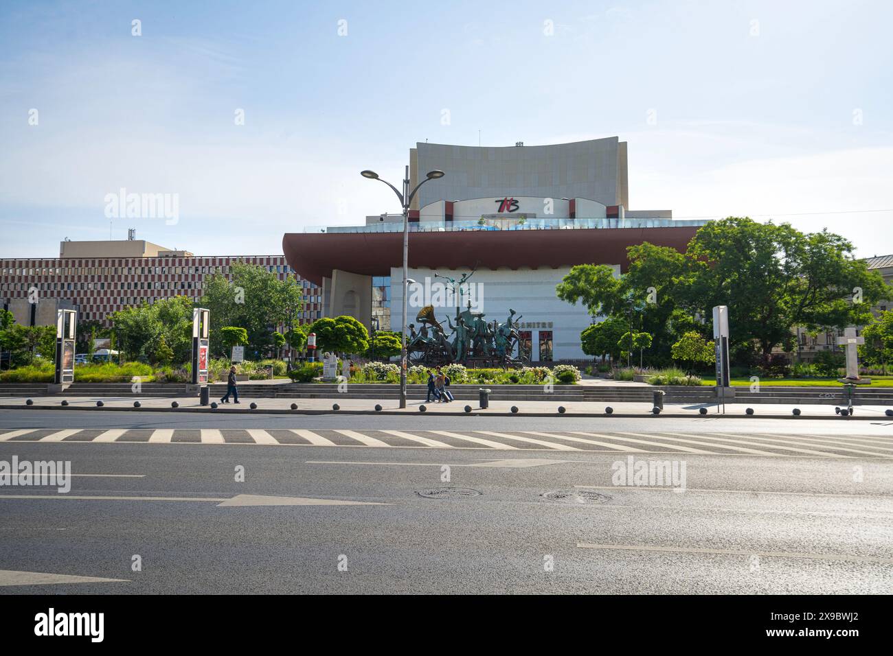 Bucharest, Romania. May 23, 2024. exterior view of the Bucharest ...
