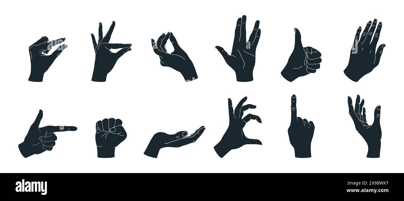 Cupped Hand Silhouette