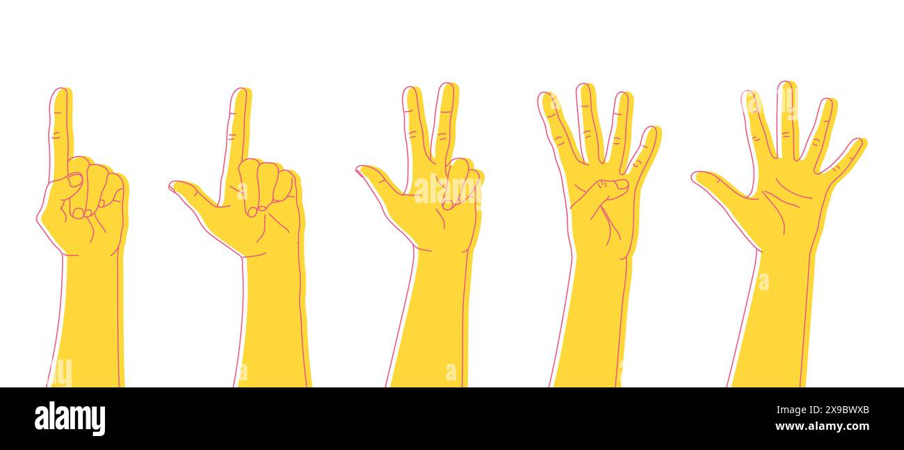 Counting Stock Vector Images - Alamy