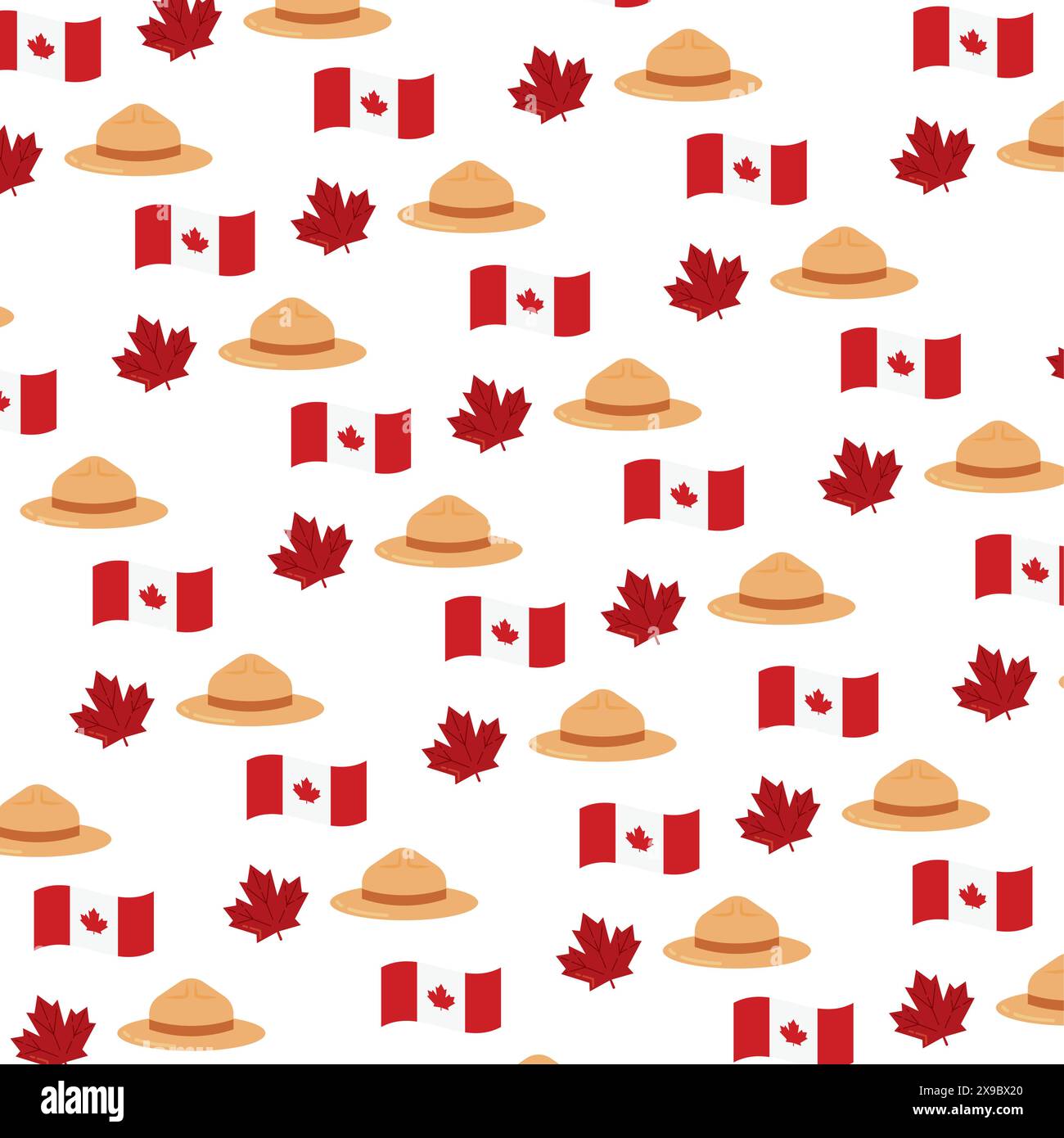 Canada icon pattern background Vector Stock Vector Image & Art - Alamy