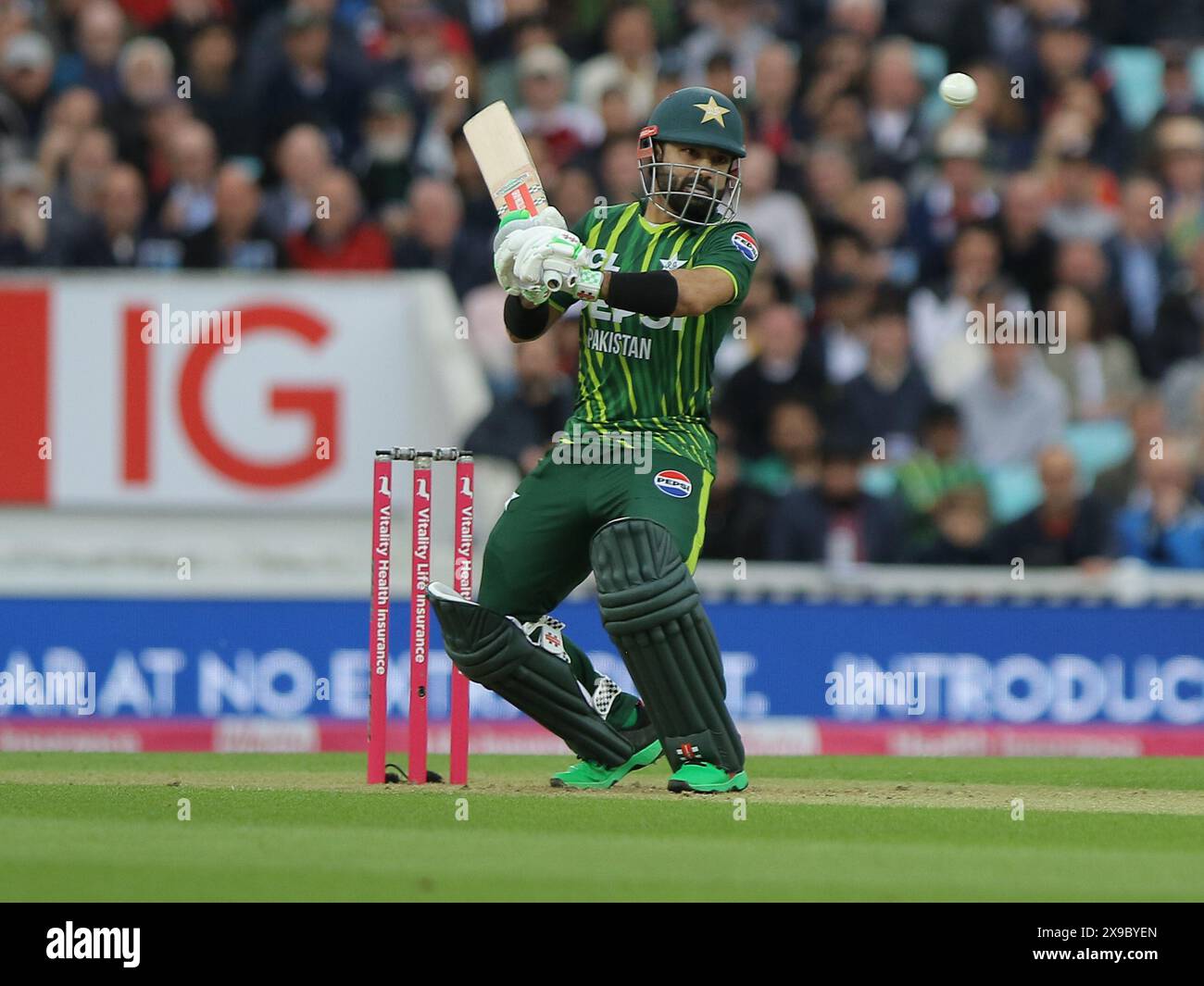 Babar azam batting hi-res stock photography and images - Alamy