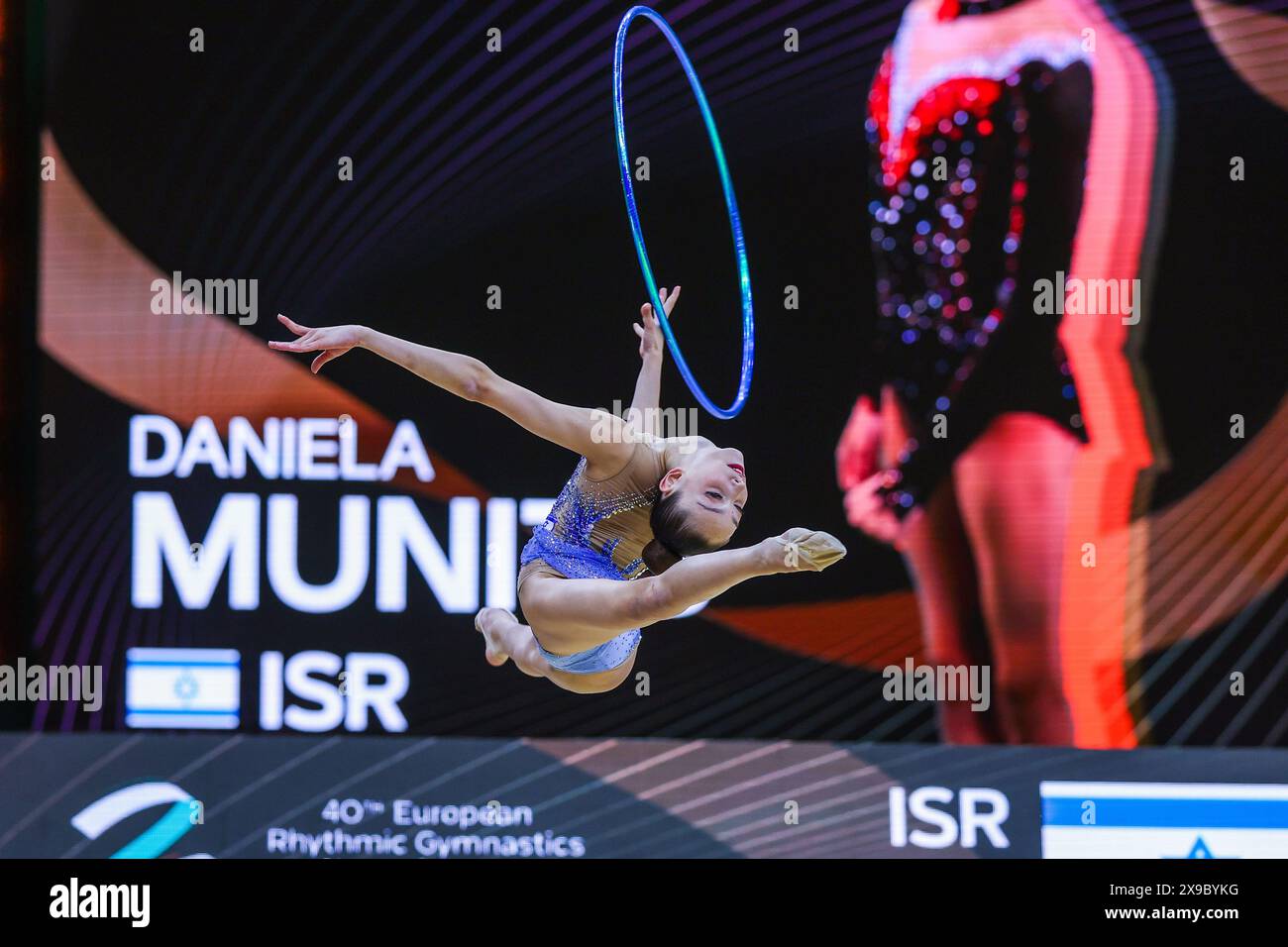 Daniela Munits (ISR) seen during 40th European Rhythmic Gymnastics ...