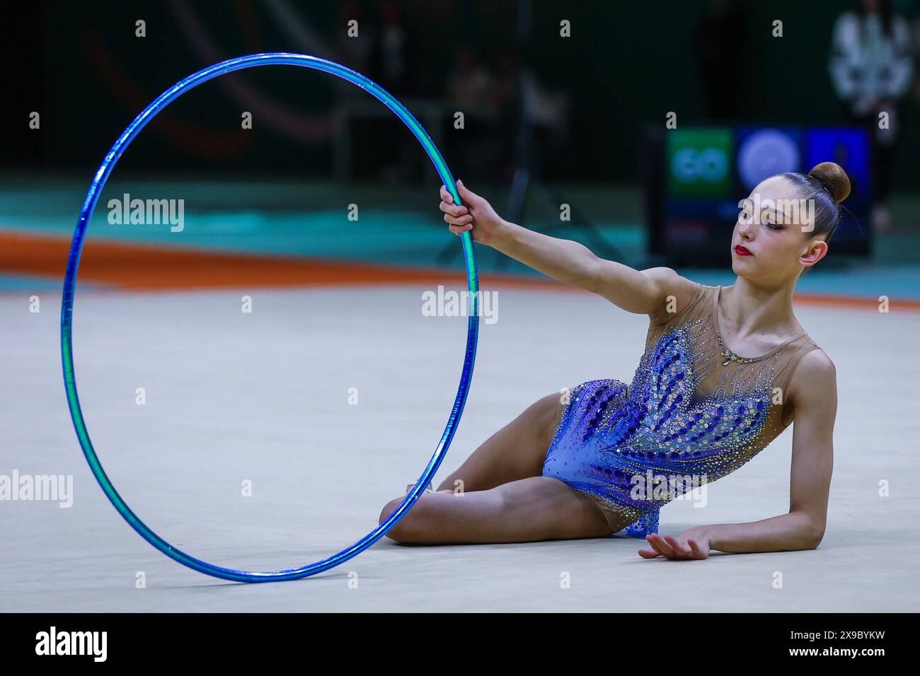 Daniela Munits (ISR) seen during 40th European Rhythmic Gymnastics ...
