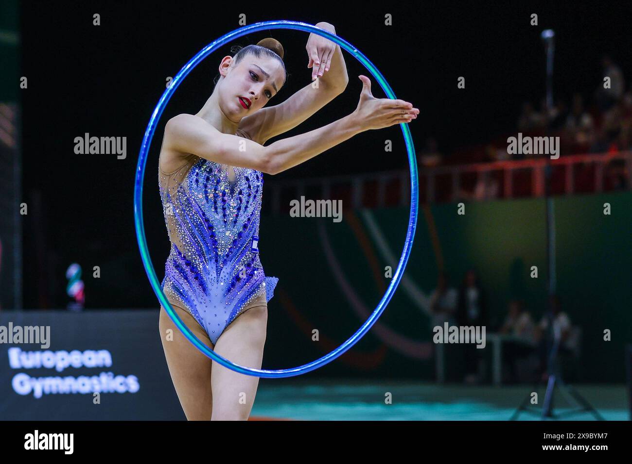 Daniela Munits (ISR) seen during 40th European Rhythmic Gymnastics ...