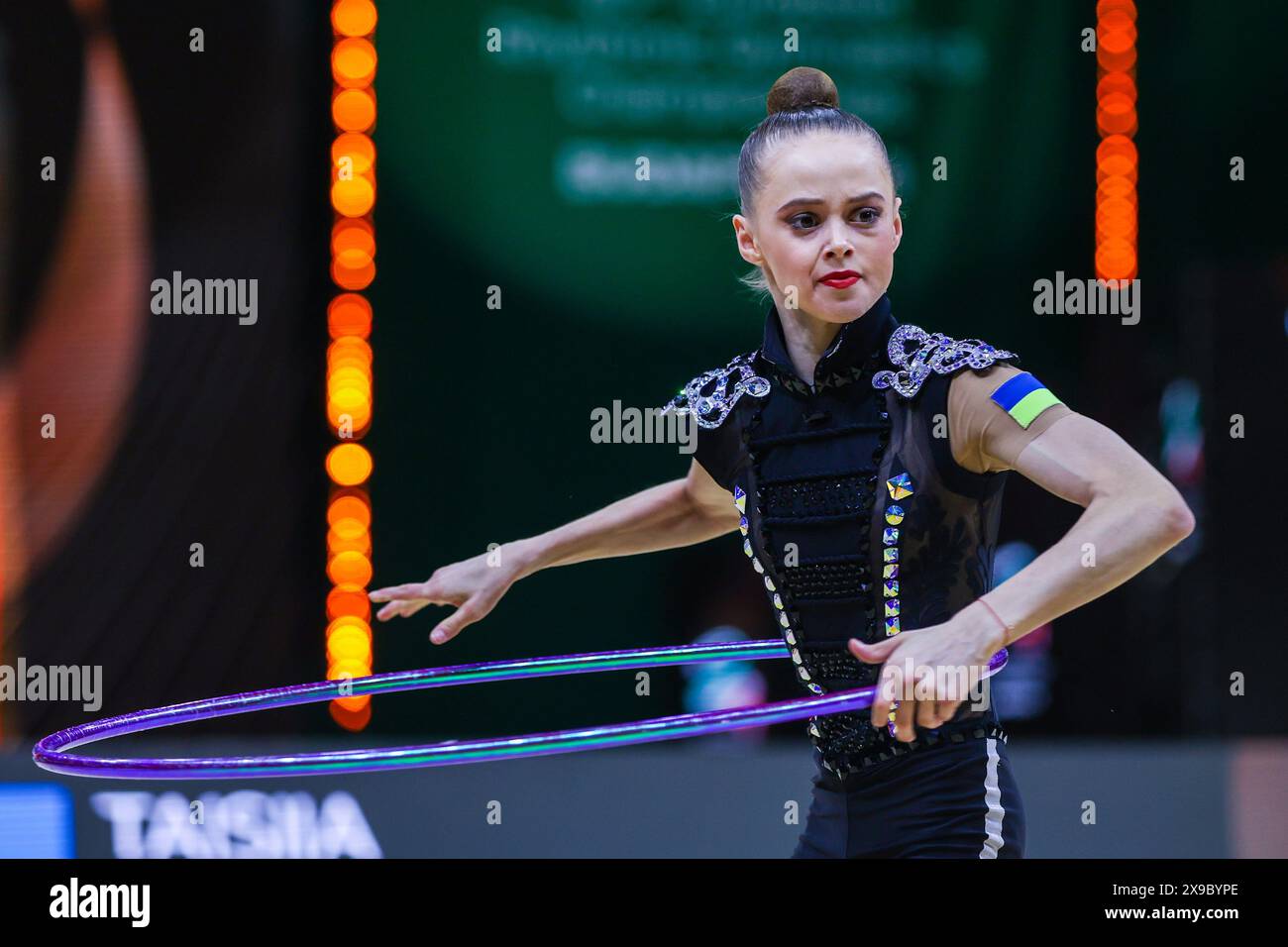 Taisiia Onofriichuk (UKR) seen during 40th European Rhythmic Gymnastics ...