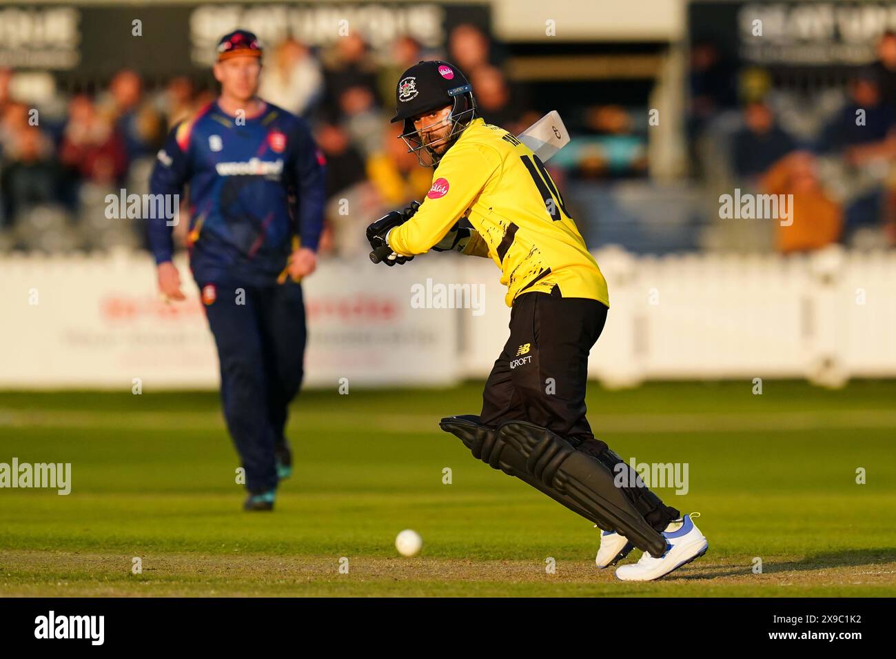 Bristol, UK, 30 May 2024. Gloucestershire's Jack Taylor batting during ...