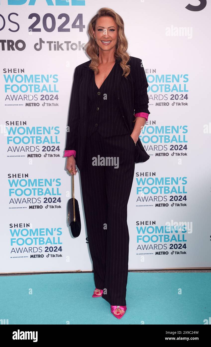 Faye Tozer arrives for the 2024 Shein Women's Football Awards at the ...