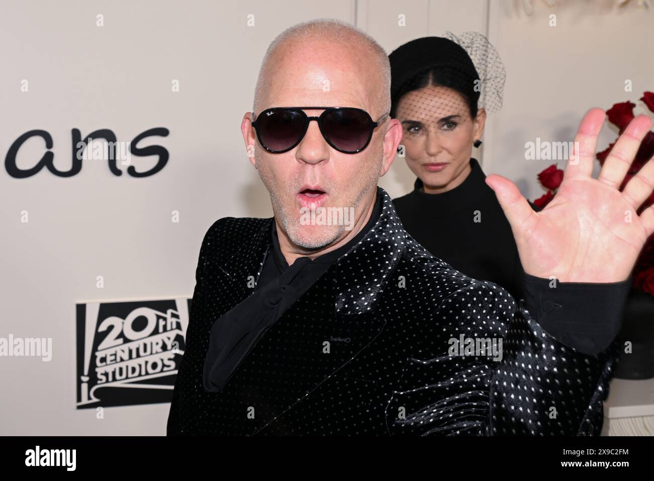 May 29, 2024, West Hollywood, California, USA: Ryan Murphy (foreground ...