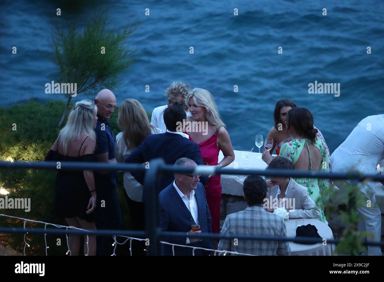 Rod stewart penny lancaster wedding hi-res stock photography and images ...