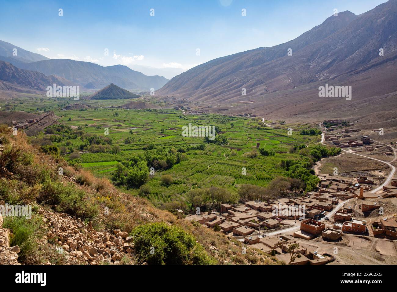 The Aït Bouguemez Valley in Morocco, also known as The Happy Valley, is ...